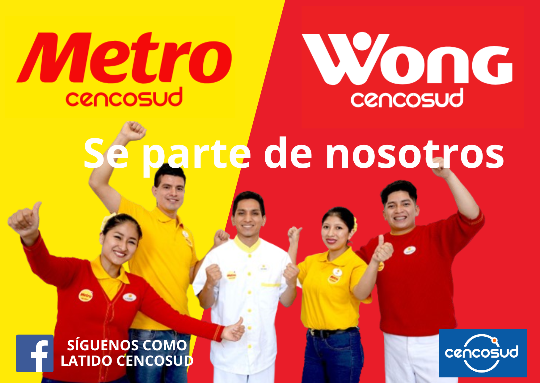 Cencosud PE -- Se parte de Cencosud como Auxiliar de tienda - Wong ...